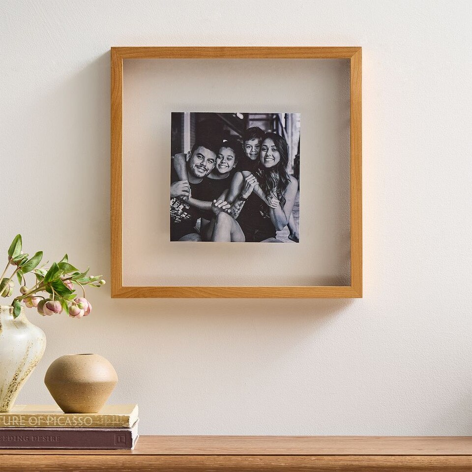 Floating Wood Gallery Frames - Modern Art Display | West Elm UK